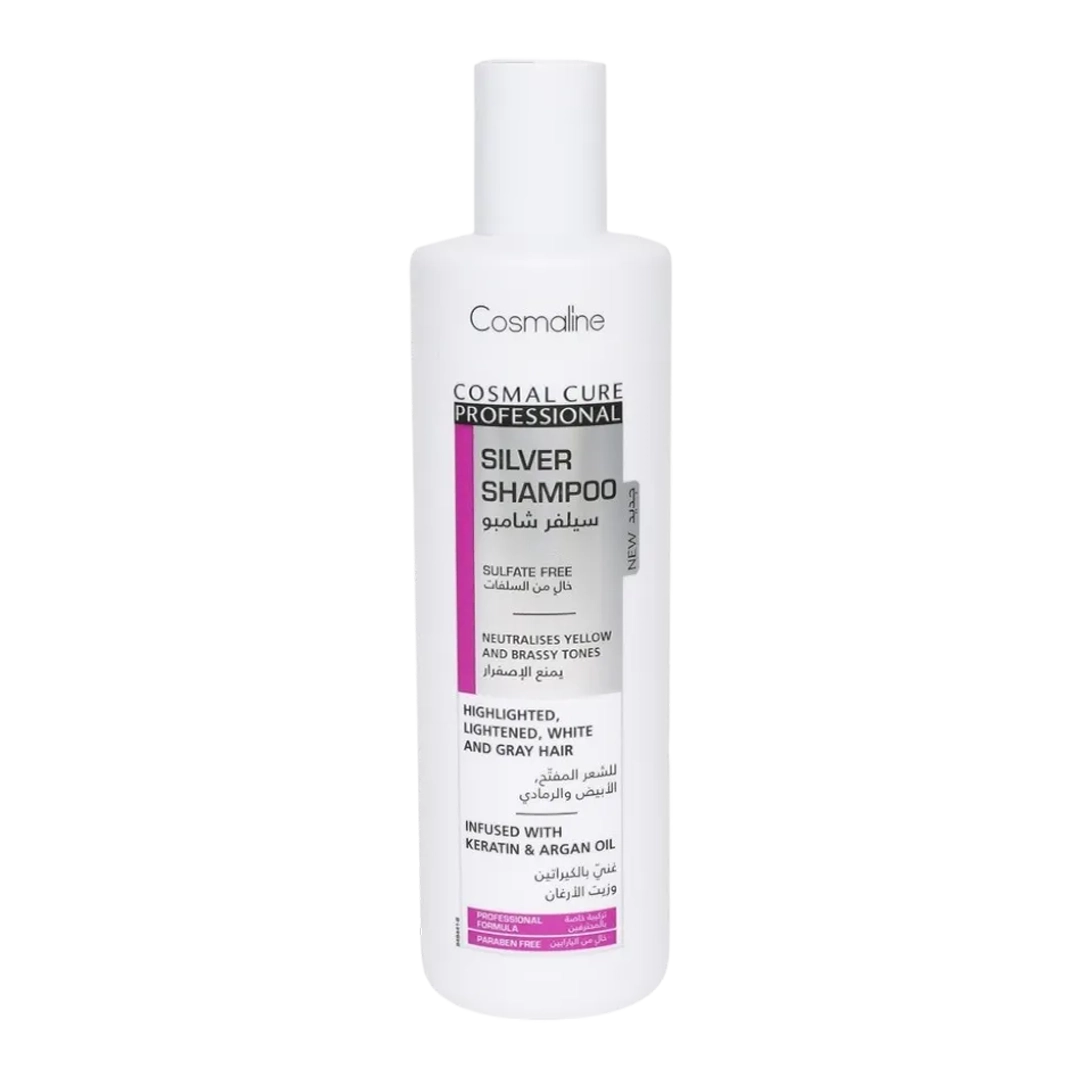 Cosmaline Cosmal Cure Professional Silver Shampoo - 500ml – MENKELCHI
