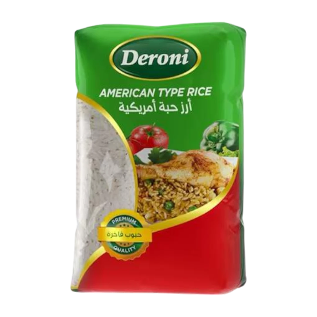 Deroni American Type Rice - Long Grains – MENKELCHI