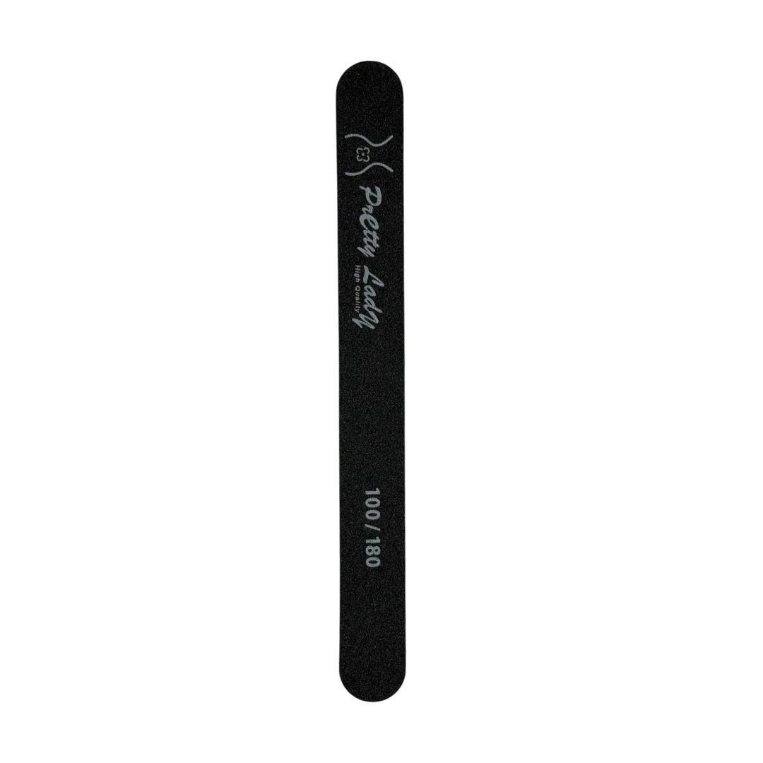Black Nail File – Sleek Finish – Pretty Lady NF100 – MENKELCHI