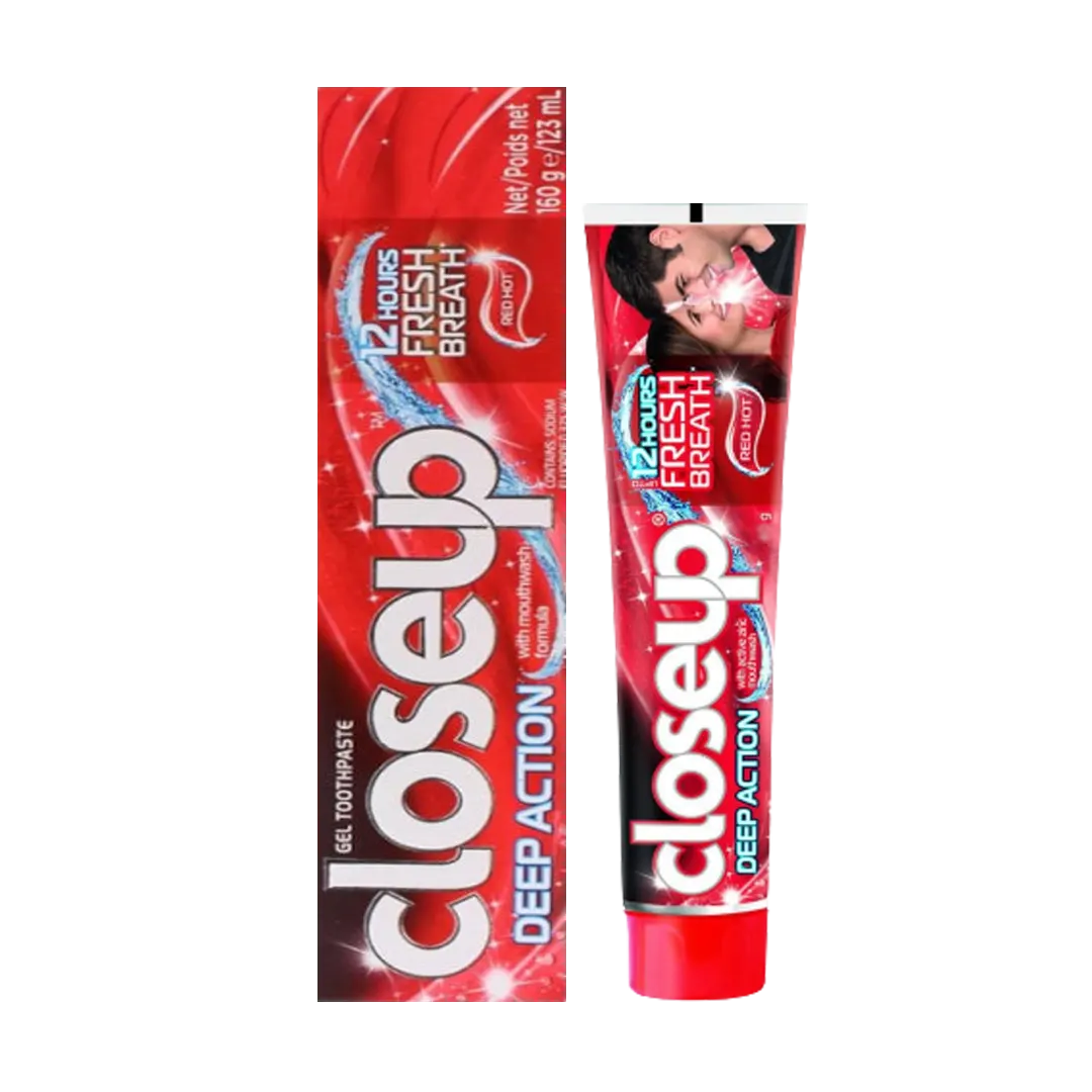 Closeup Deep Action Red Hot Gel Toothpaste 123ml Menkelchi