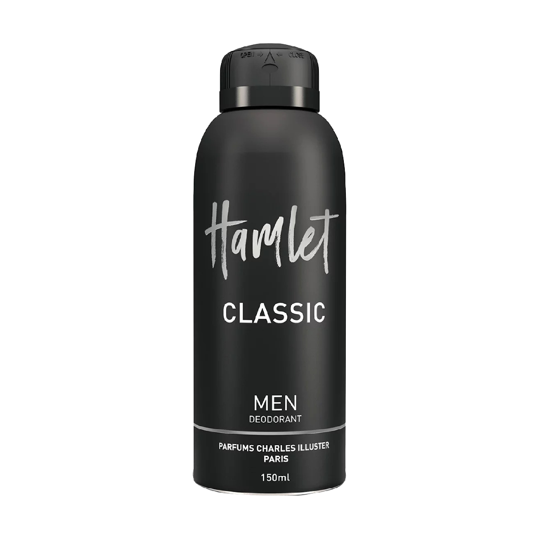 Hamlet Classic Spray Deodorant For Men - 150ml – MENKELCHI