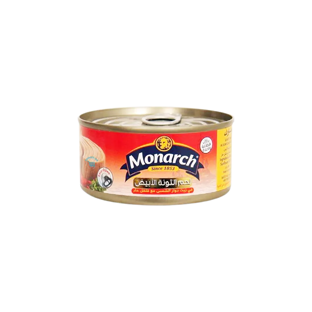 Monarch White Meat Tuna In Sunflower Oil With Chili - 185g – MENKELCHI